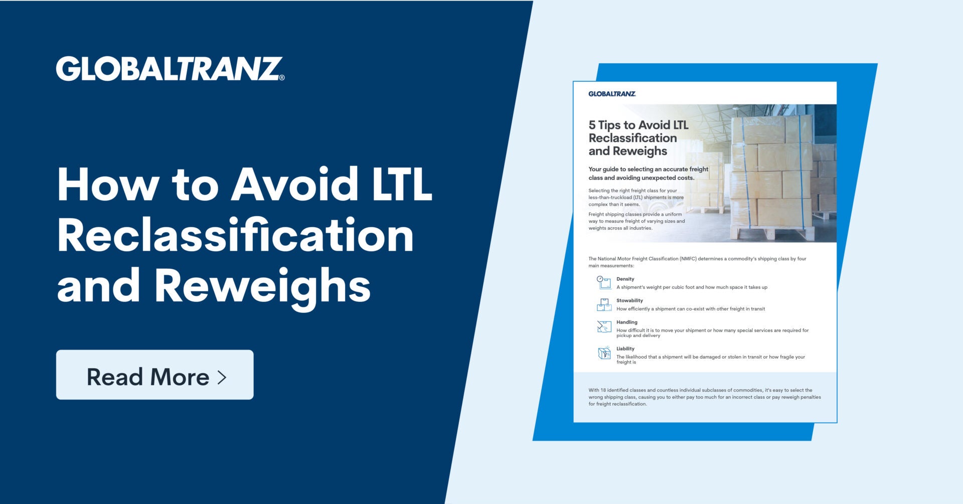 How to Avoid LTL Reclassification & Reweighs | GlobalTranz