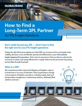 How to Find a Long-Term 3PL Partner for FTL Freight | GlobalTranz